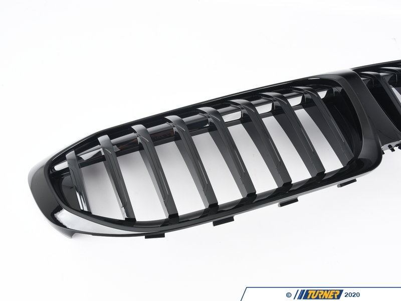 51138072085 - Genuine BMW Front Kidney Grilles - Shadow-Line Black ...
