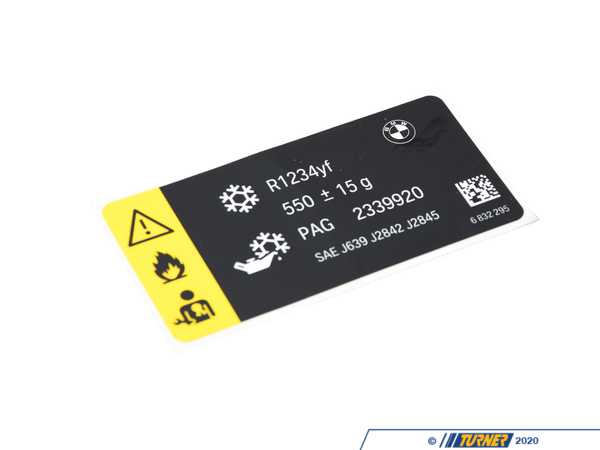 71236832295 - LABEL, COOLANT | Turner Motorsport