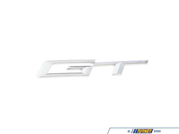 51147239730 - Model Emblem - Gt - F07 | Turner Motorsport