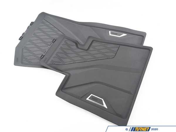 51472458551 - Genuine BMW Front All Weather Floor Mat Set - Black - G05 ...
