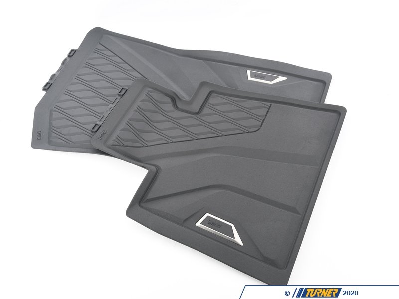 51472458551 - Genuine BMW Front All Weather Floor Mat Set - Black - G05 ...