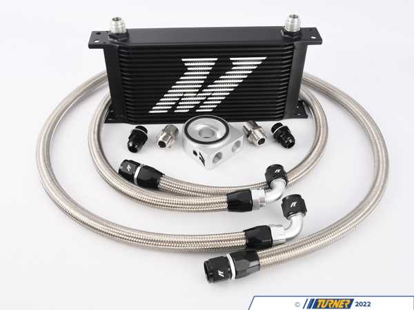 MM0CULBK - Universal Oil Cooler - 19 Row - Black | Turner Motorsport