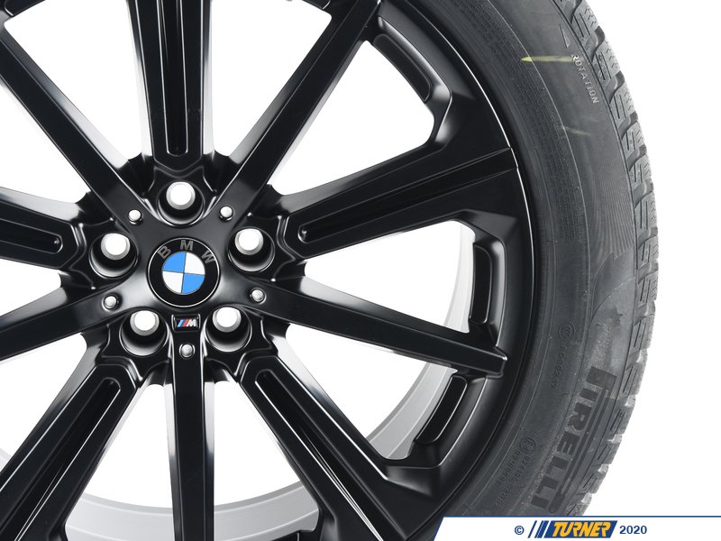36112462595 - 20" Style 748M Black Cold Weather Wheel & Tire Set - Each ...