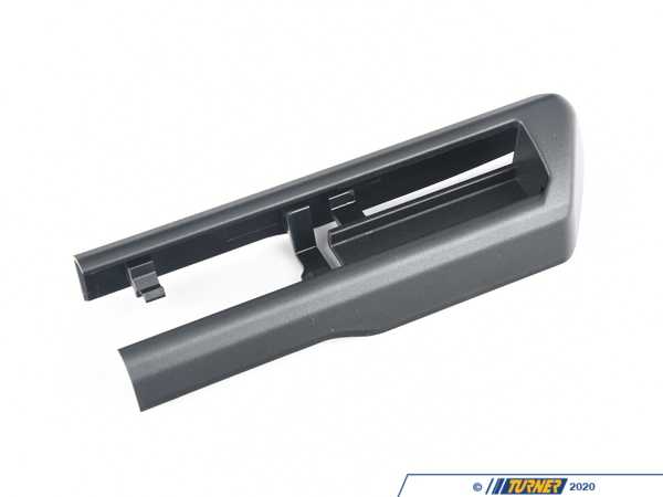 52207340354 - Genuine BMW Cover, Seat Rail, Rear Right Schwarz ...