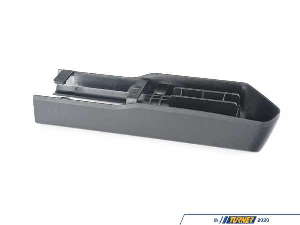 52207340354 - Genuine BMW Cover, Seat Rail, Rear Right Schwarz ...