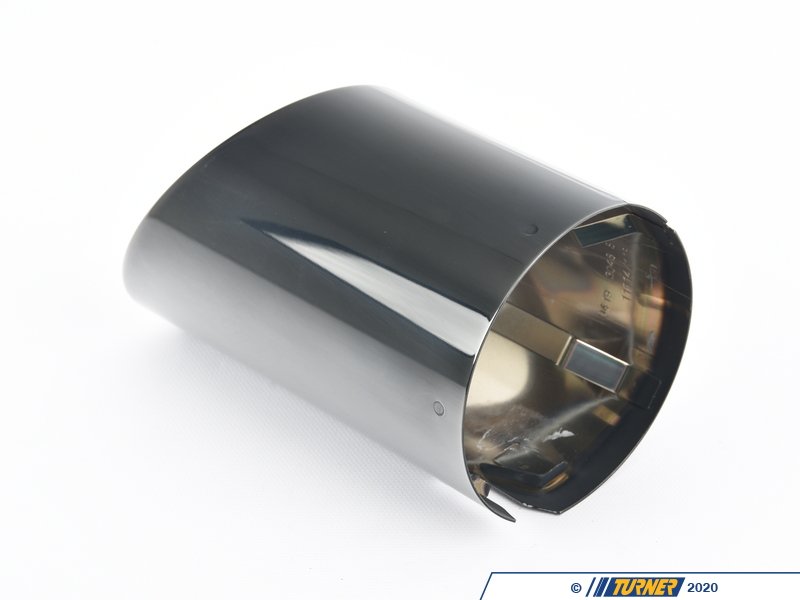 18308485758 - TAILPIPE TIP, BLACK CHROME | Turner Motorsport