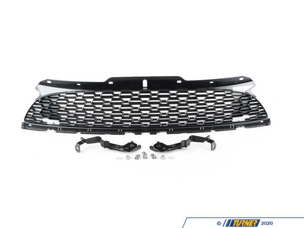 63132239372 - Genuine MINI Front Grille W/ Brackets | Turner Motorsport
