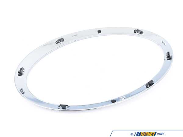 51137300631 - Headlight Trim Ring Chrome - Driver ( Left ) | Turner ...