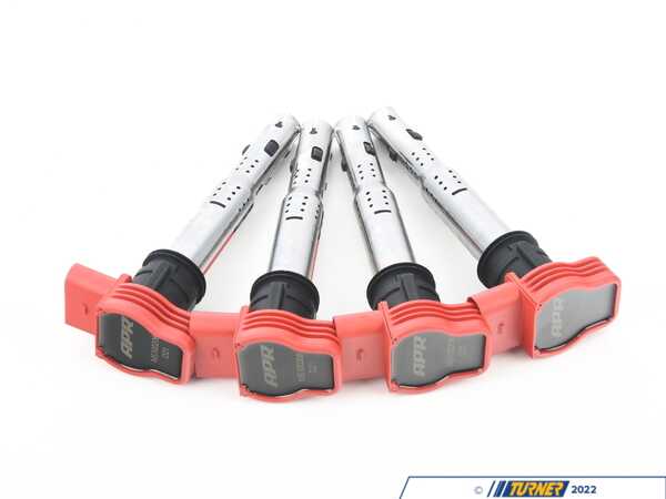 MS100208-4KT - APR Upgraded Ignition Coil - Red - Set of Four | Turner ...