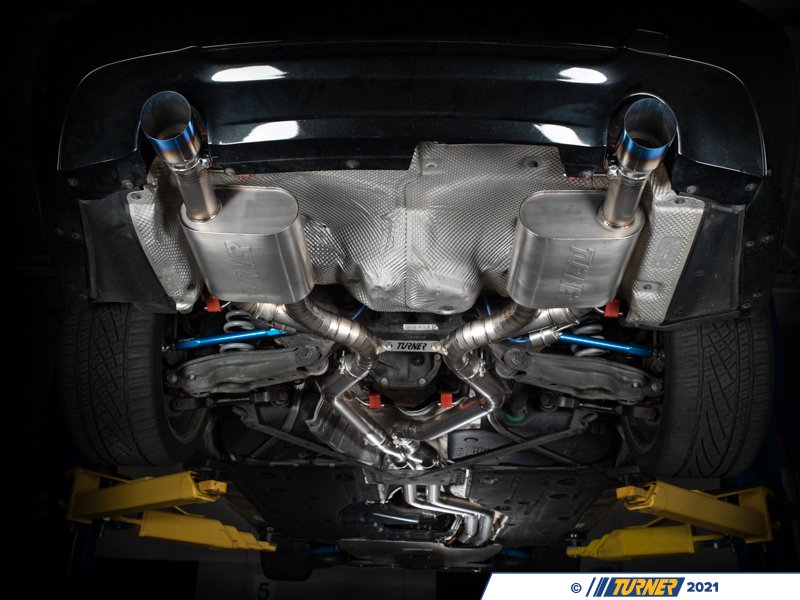 003378TMS2 - E92 335 Titanium Valved Exhaust - N54 N55 | Turner Motorsport