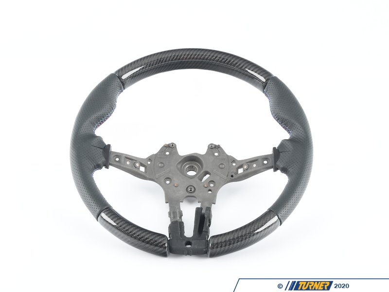 016655LA01 - ECS Custom Steering Wheel - Perforated Leather/Carbon/Tri ...