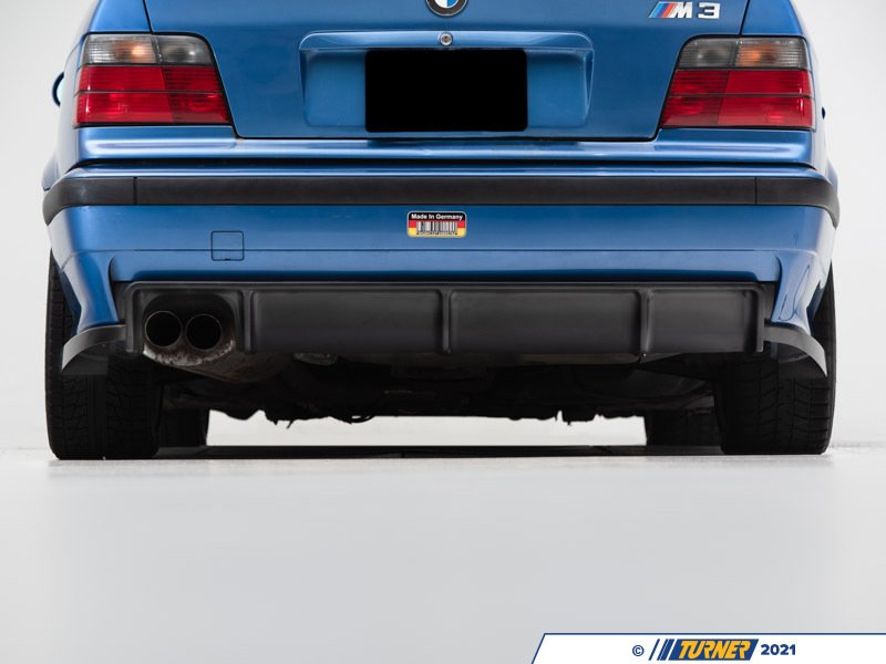 006706la09KT - Turner Motorsport Smooth ABS Matte Black Diffuser - E36 ...