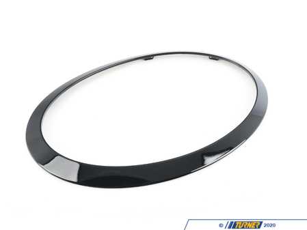 51137449209 - Headlight Trim Ring Jet Black - Left | Turner Motorsport
