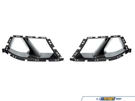51118074773KT - Genuine BMW M Carbon Fiber Front Bumper Air Inlet Set ...