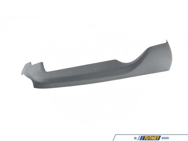 52107318987 - Genuine BMW Finisher, Upper Rail, Exteri - Schwarz ...