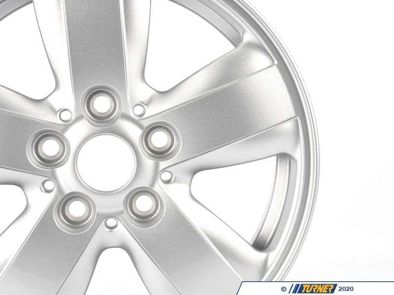 36116855101 - Genuine MINI Light Alloy Rim, Silver 5,5Jx15 Et:46 ...