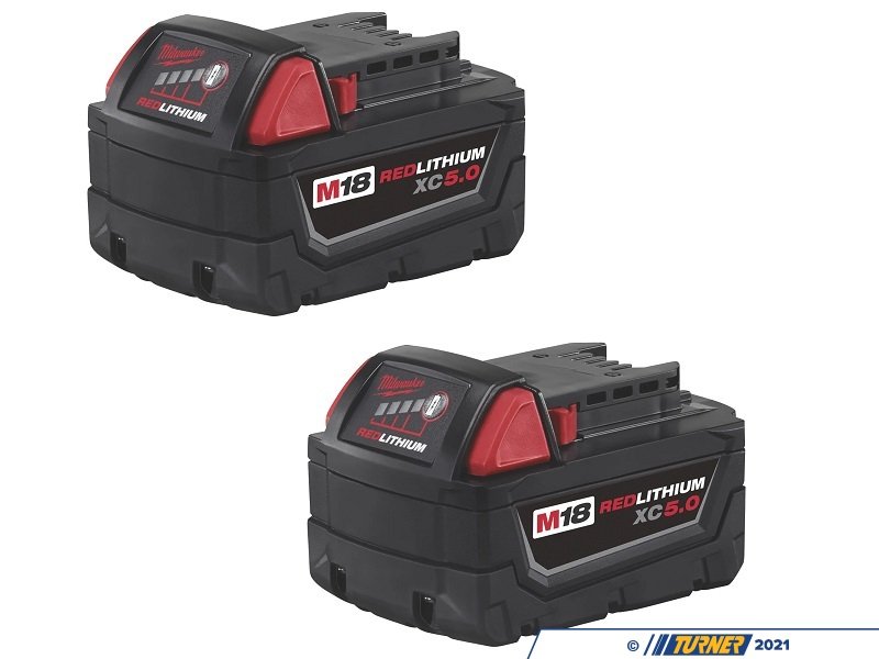 48-11-1852 - M18 REDLITHIUM XC5.0 Extended Capacity Battery Two Pack | Turner Motorsport