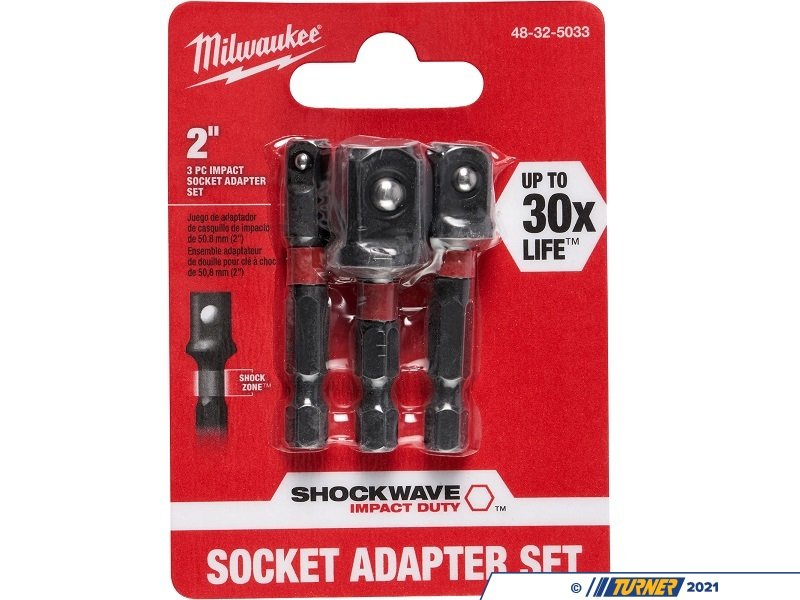 48-32-5033 - SHOCKWAVE 3PC Impact Socket Adapter Set | Turner Motorsport