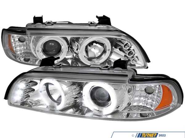 2LHPE3997TM - Spec D LED Halo Projector Headlights - Chrome Housing ...