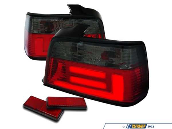 LTE364RGF2APC - LED Tail Light Set - Red/Smoke - E36 Sedan | Turner ...