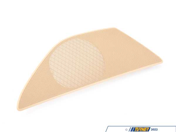 51417225969 - Genuine BMW Cover F Left Loudspeaker Venetobeige ...