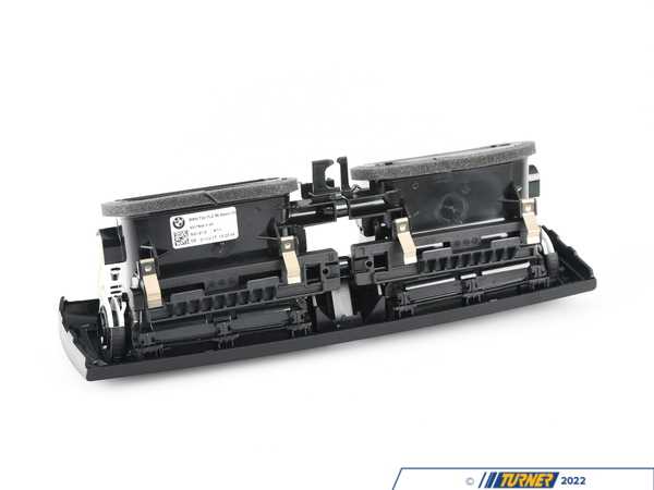 64229317944 - Genuine BMW Fresh Air Grille Center Chrom - 64229317944 ...