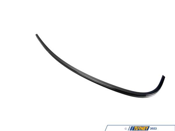 51357897672 - Genuine BMW Finisher Window Frame Top Rr - 51357897672 ...