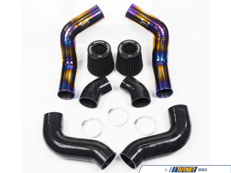 INT-S63R-F9XFMTI - ApexBuilt Titanium Front Mount Intake Kit - Burnt ...
