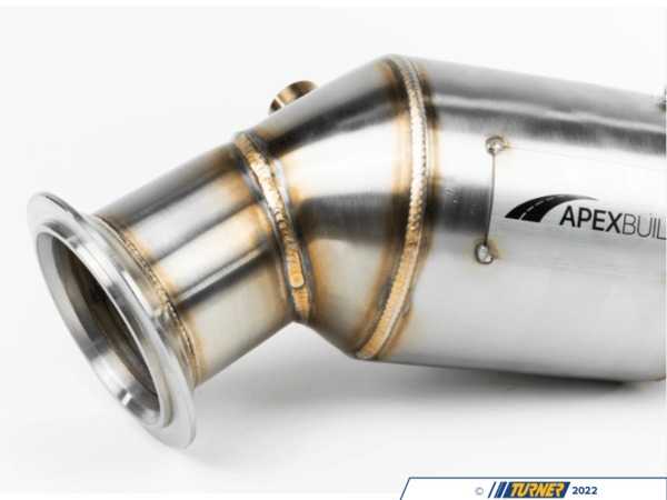 DP-N55F10CATPWG - ApexBuilt N55 High-Flow Catted Downpipe - PWG/3.5 ...
