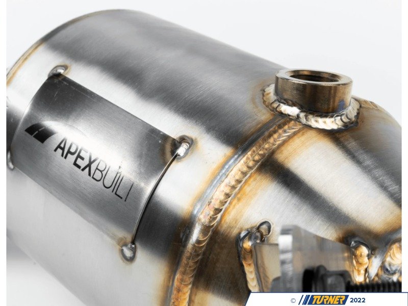 DP-N55F10CATPWG - ApexBuilt N55 High-Flow Catted Downpipe - PWG/3.5 ...