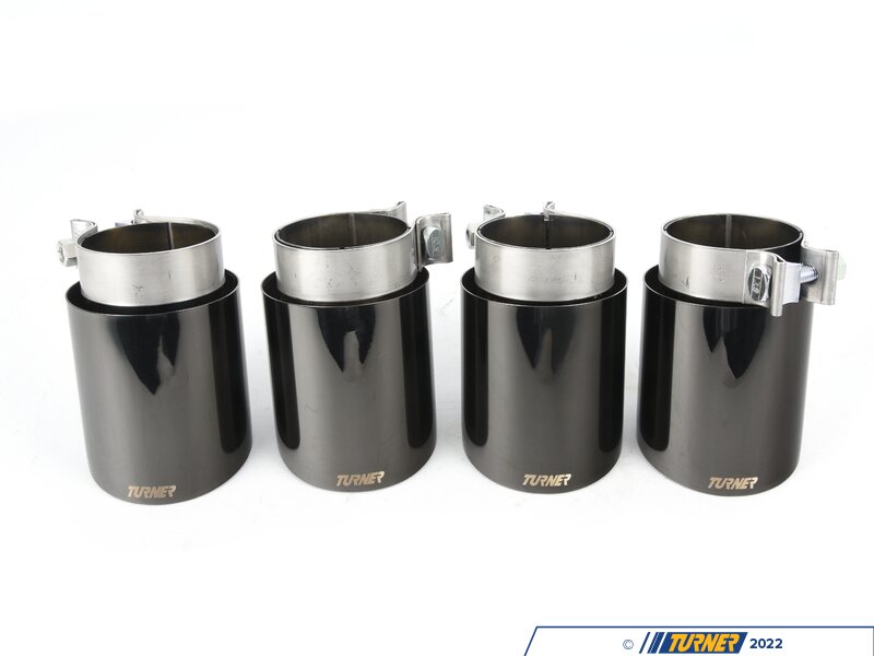 026374tms02-08KT - Turner 4" Double Wall Exhaust Tip W/ Polished Black ...