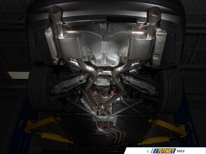 003378TMS - Turner Motorsport Titanium Valved Exhaust - E90 335 N54/N55 ...