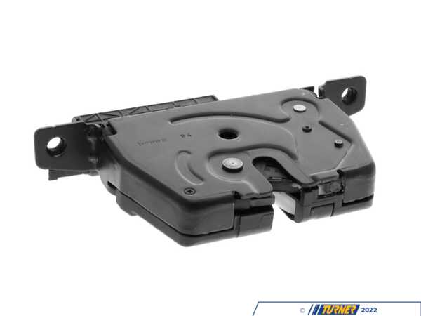 51247191212 - VEMO Trunk Lid Latch Mechanism - BMW F30/F80 F32/F82 F10 ...