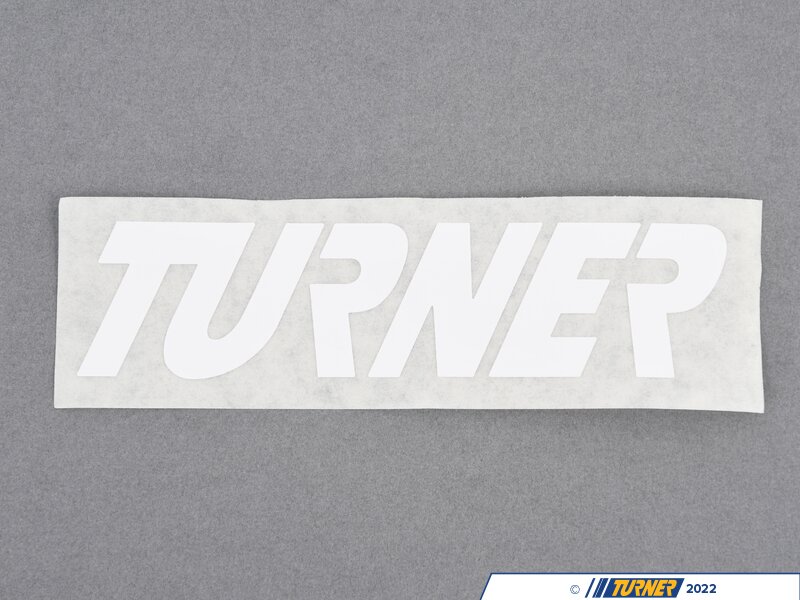 TMS-2X4-WH - Turner Motorsport Sticker(White) - 2.5 x 5.5 | Turner ...