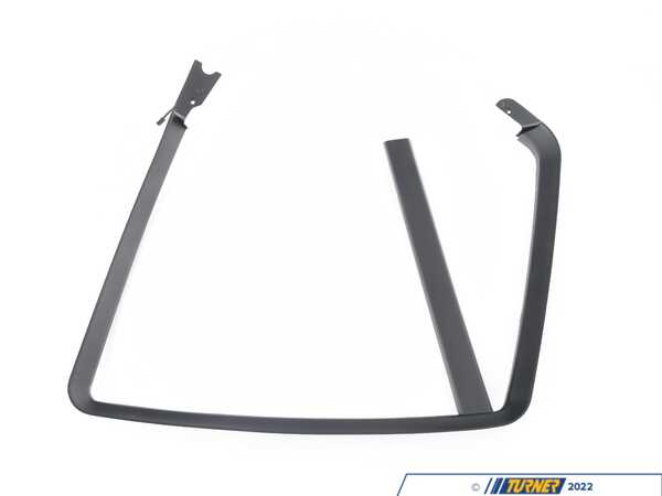 51348402563 - Genuine BMW Cover, Window Frame, Door Rear Left ...