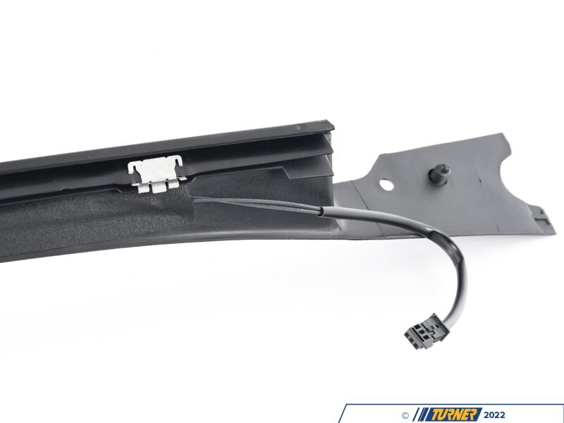 51348402563 - Genuine BMW Cover, Window Frame, Door Rear Left ...