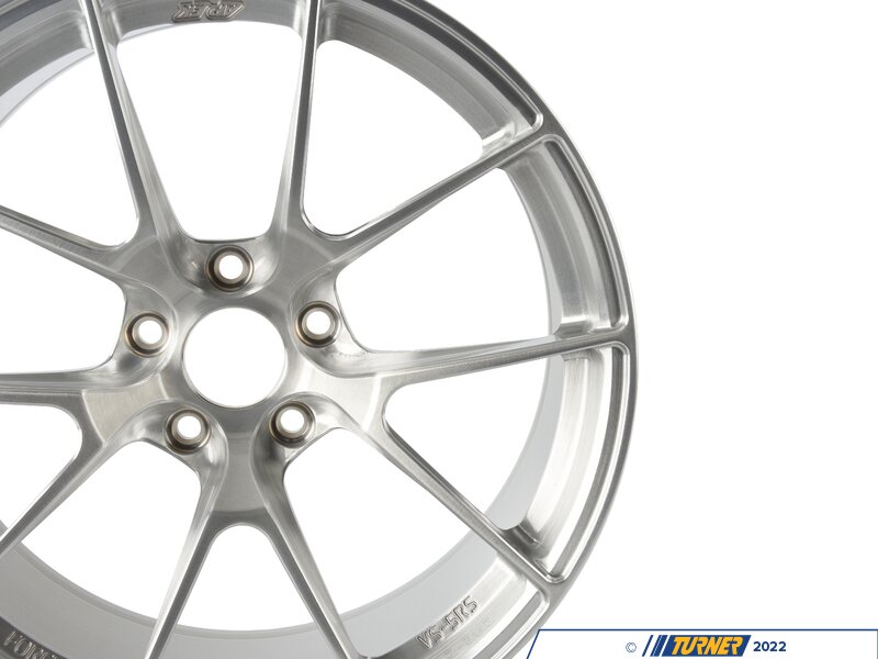 VS5RS1995ET28BC - 19x9.5" ET28 Brushed Clear APEX VS-5RS Forged BMW Wheel - 5x120 72.56CB Medium ...