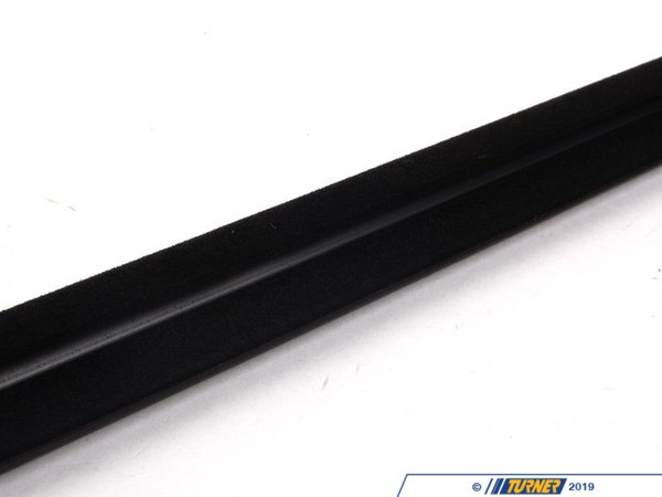51337060236 - Genuine BMW Matte Black Channel Cover/Seal - Front Right ...