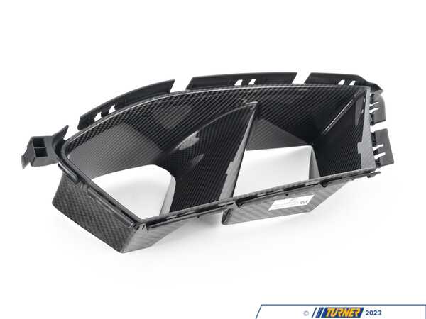 51118074773 - Genuine BMW M Carbon Fiber Front Bumper Air Inlet - Lower ...