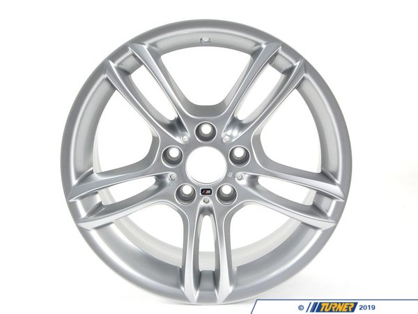36117891050 - Genuine BMW Style 261 Reflex Silver Wheel - E82/88 1 ...
