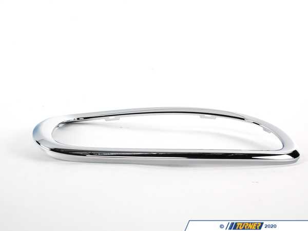51132752244 - Genuine MINI Tail Light Finisher, Right Chrom ...