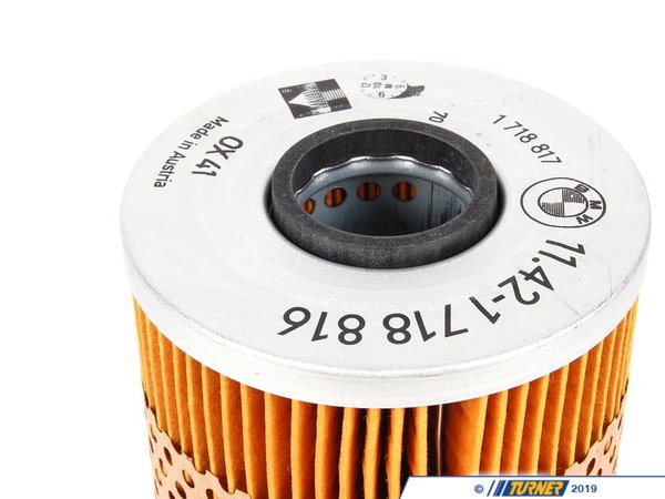 11429063138 - Genuine BMW Oil Filter Element - E12, E28, E34, E24, E23 ...