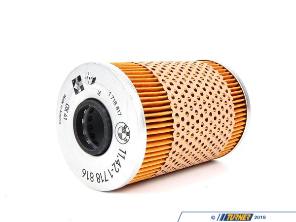 11429063138 - Genuine BMW Oil Filter Element - E12, E28, E34, E24, E23 ...