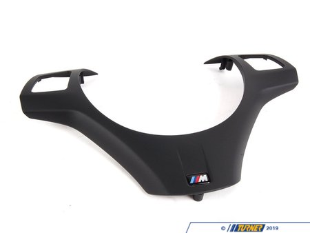 32307845940 - Genuine BMW Steering Cover, M Steering Wheel, Bla ...