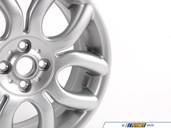 36116775685 - Genuine MINI Light Alloy Rim, Silver 7Jx17 Et:48 ...