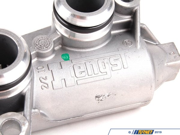 11427520214 - Genuine BMW Oil Cooler Adapter With Thermostat - N62 4.4L ...