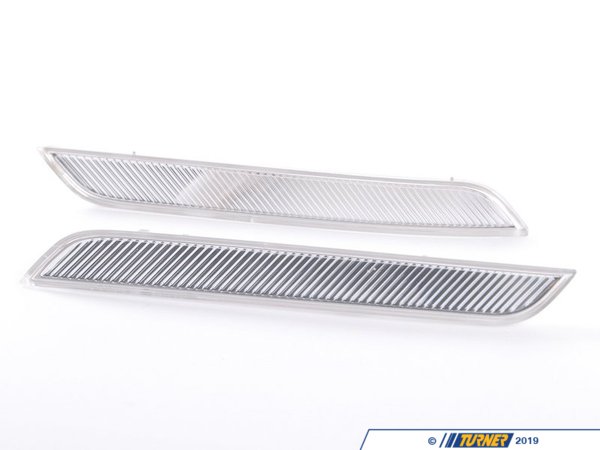 63147187087 - Genuine European BMW European Clear Side Marker - Set ...