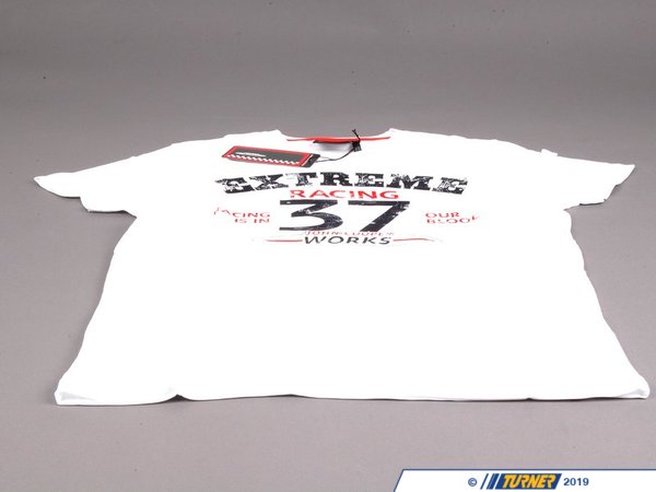 80142211270 - Genuine MINI Mini Man's Jcw Racing T-Shirt White,S ...