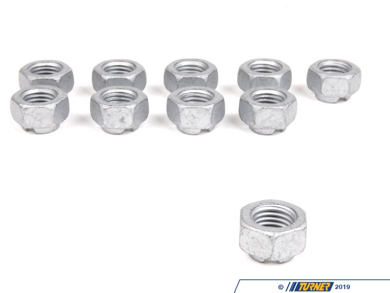 26127536563KT - Self-Locking Hex Nut - Pack Of 10 | Turner Motorsport