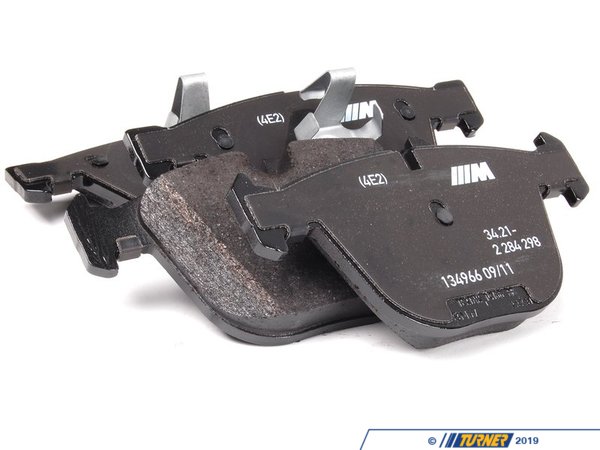 34212284296 - Genuine BMW Rear Brake Pad Set - E60 M5, E60 M6, E82 1M ...